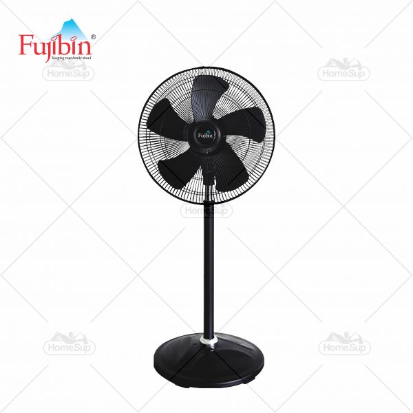 Fujibin Color Industrial Stand Fan 5 Blades (20") - Black