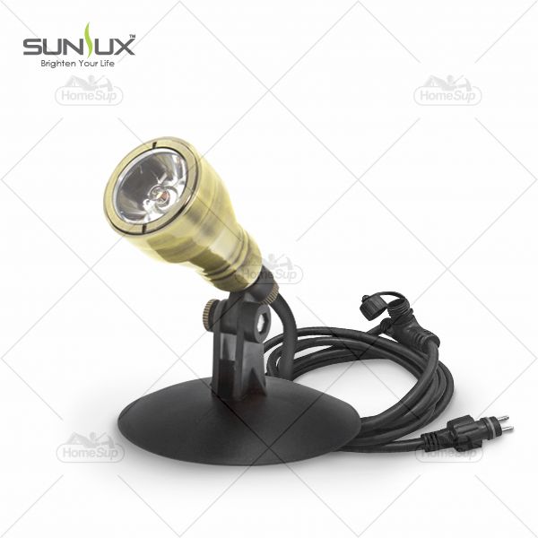 Sunlux Outdoor Lighting KM0904WB IP68 Waterproof 3W LED Garden Spotlight